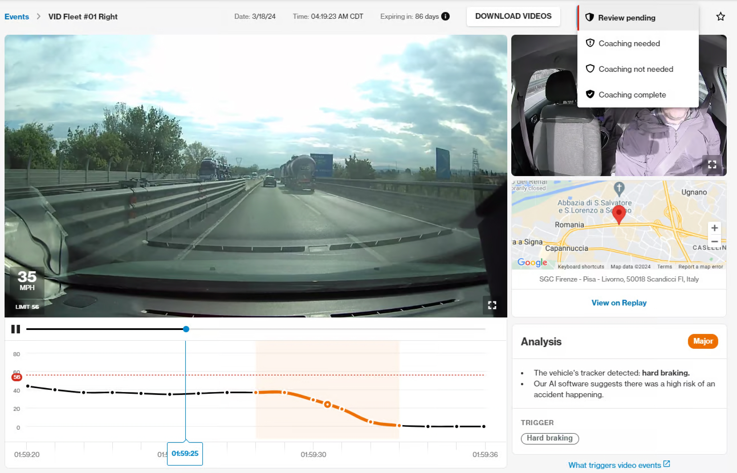 Transform Fleet Safety with AI Dashcams | Verizon Connect
