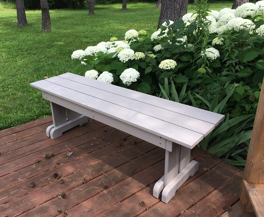 Easy To Build Wooden Garden Seats