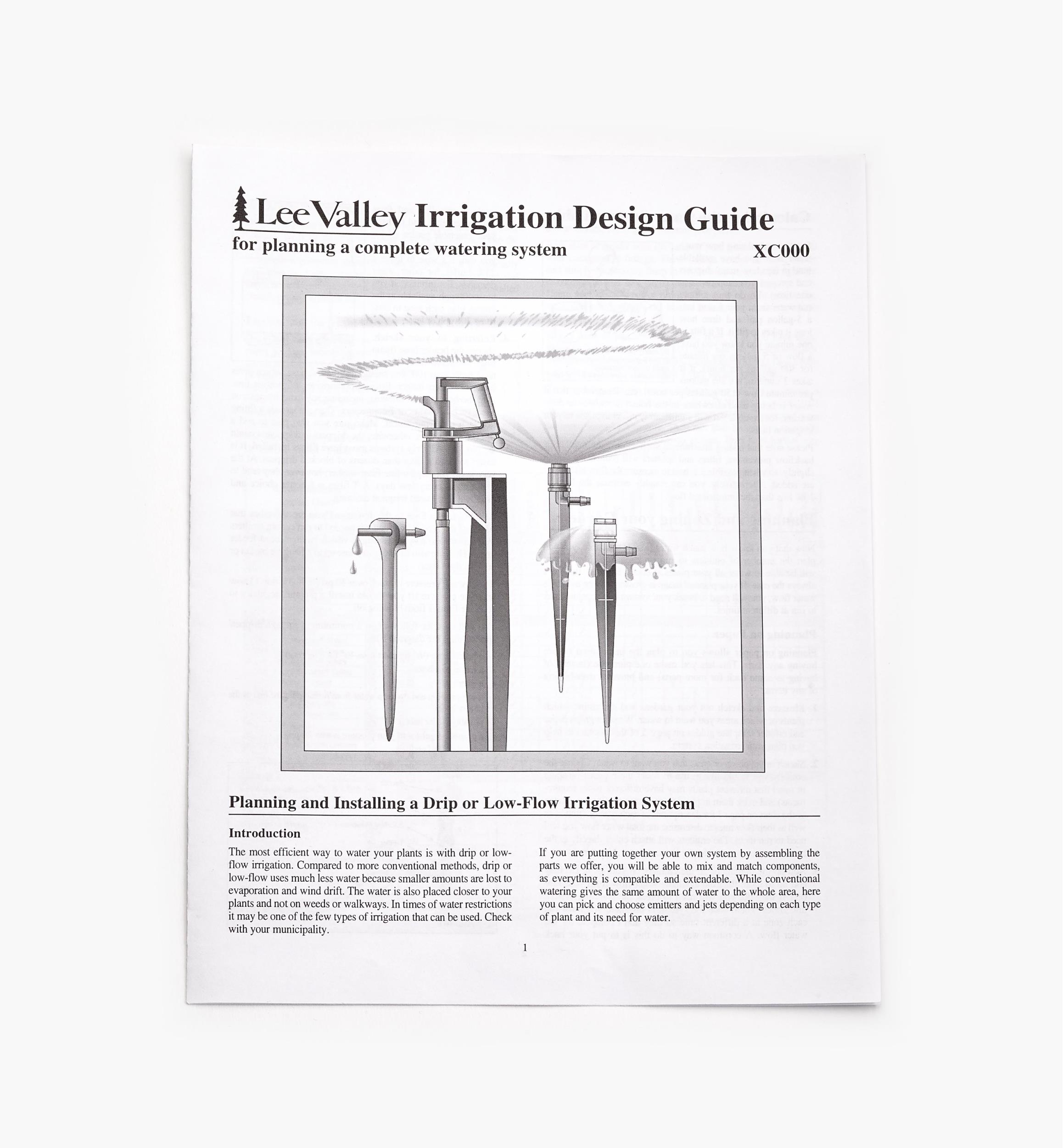 irrigation system design tool