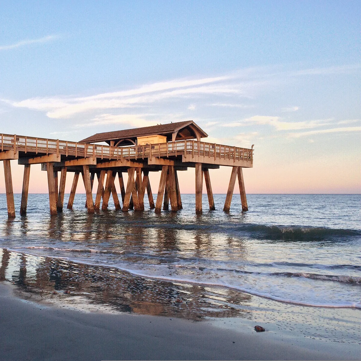 Mapa De Pesca De La Isla Tybee Tybee Island: Savannah's Beach | Visit