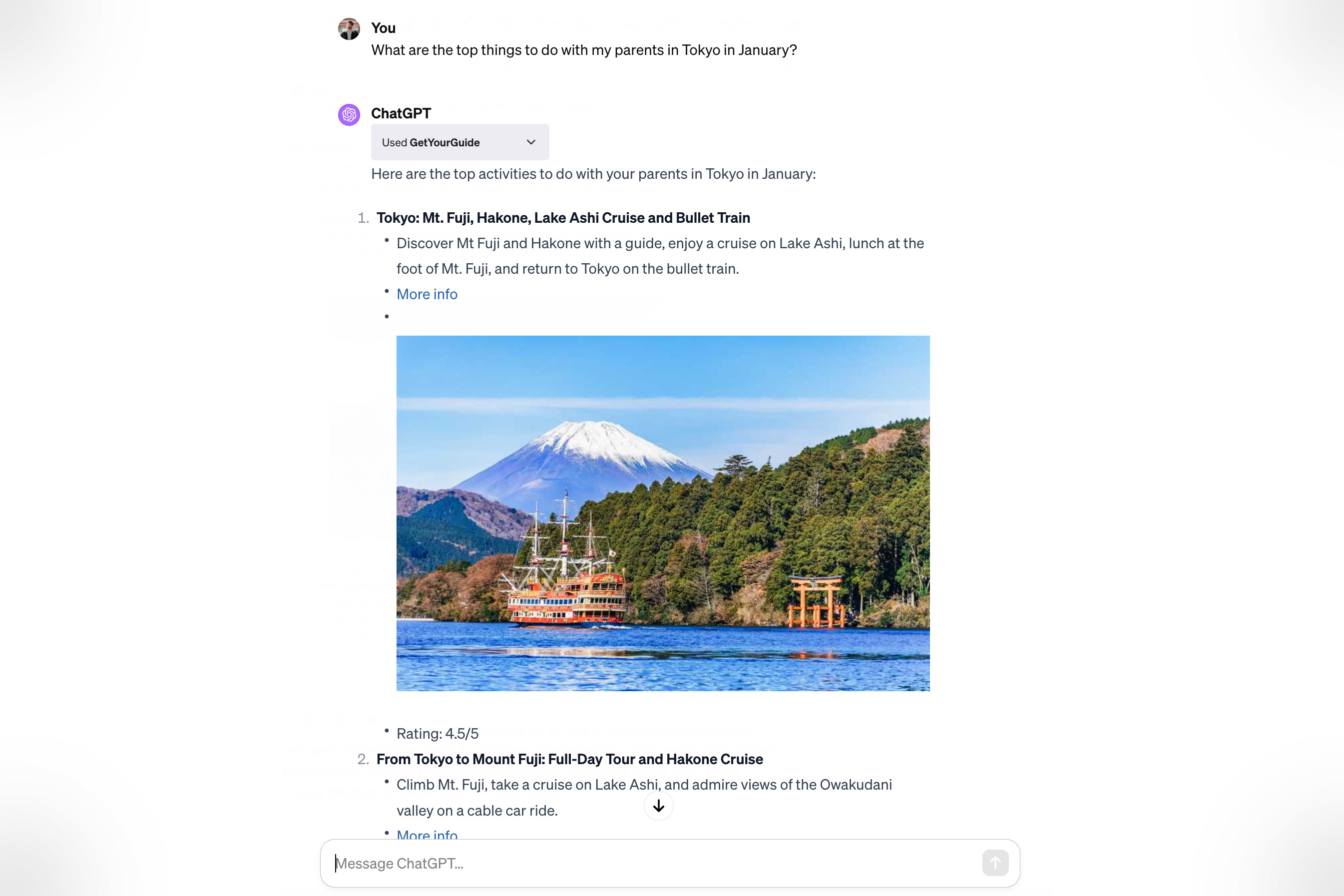 Wie du das ChatGPT-Plugin von GetYourGuide zur Planung deiner nächsten Reise nutzt