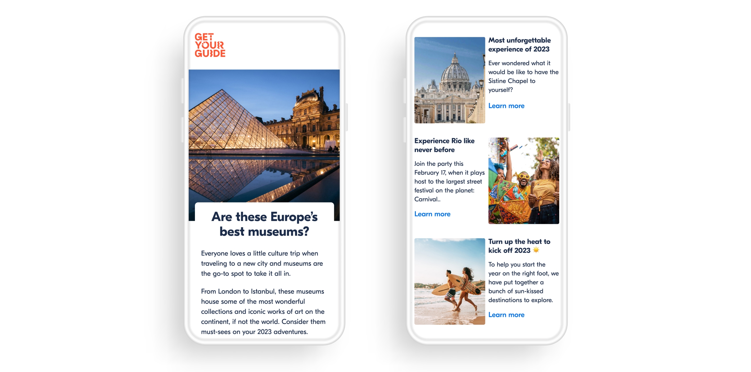 The Explorer - GetYourGuide Newsletter | Subscribe Today