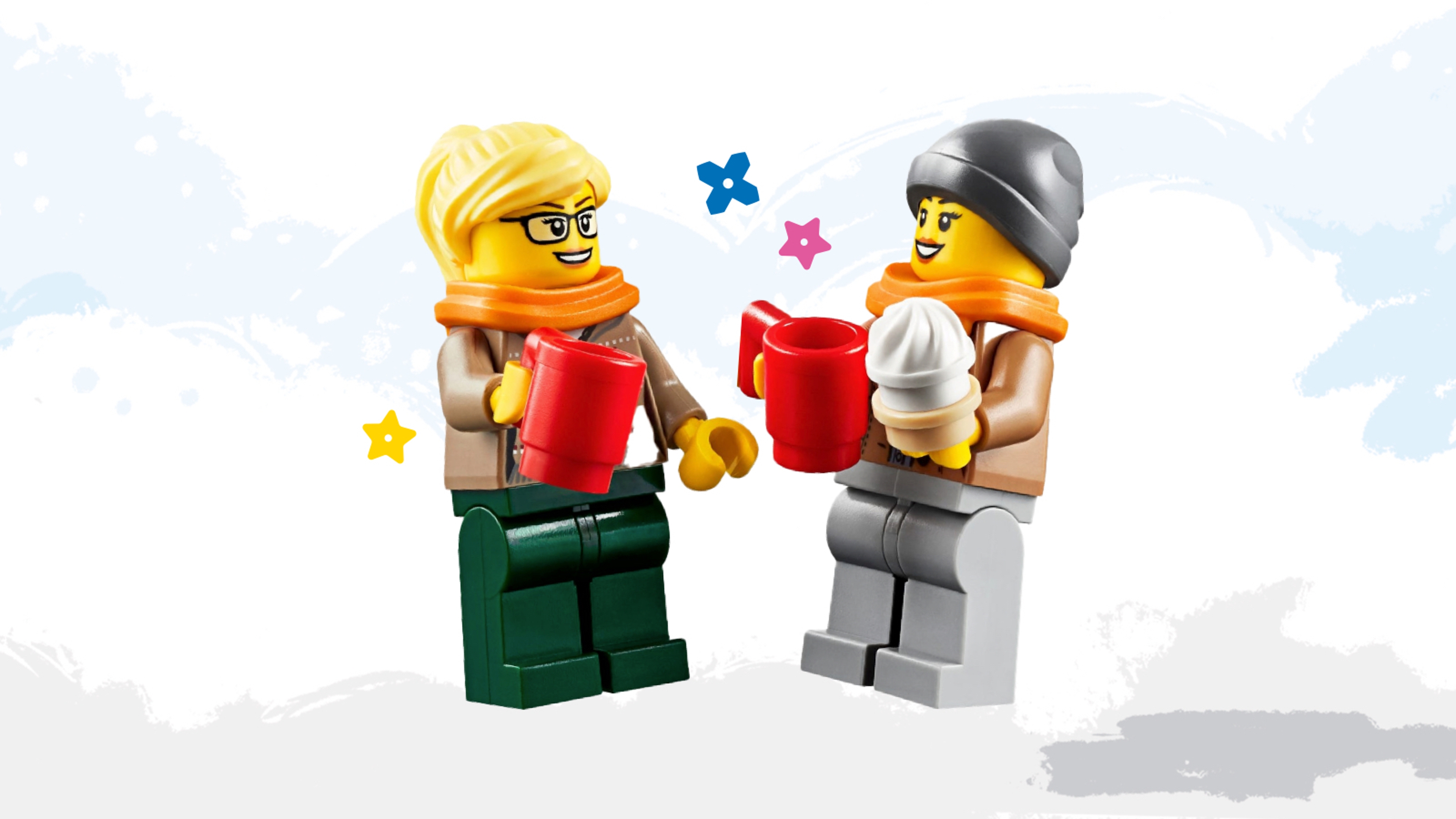 Brew four mugs of Christmas cocoa | LEGO.com for Families