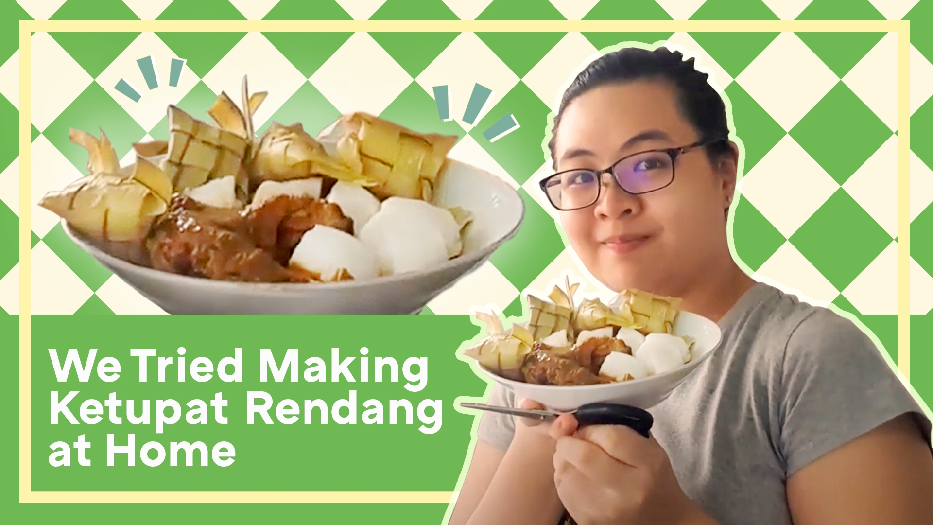 We Tried Making Ketupat Rendang at Home