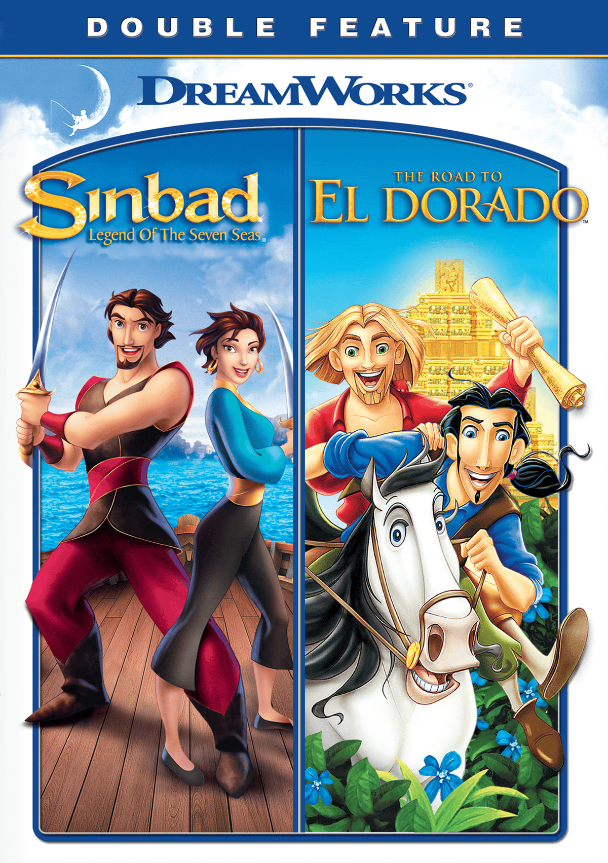 Sinbad: Legend of the Seven Seas / The Road to El Dorado Double Feature ...