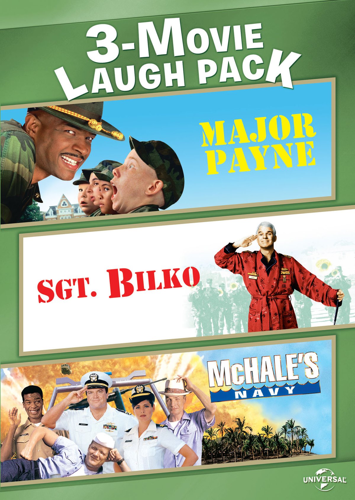 Major Payne / Sgt. Bilko / McHale's Navy (1997) 3-Movie Laugh Pack ...