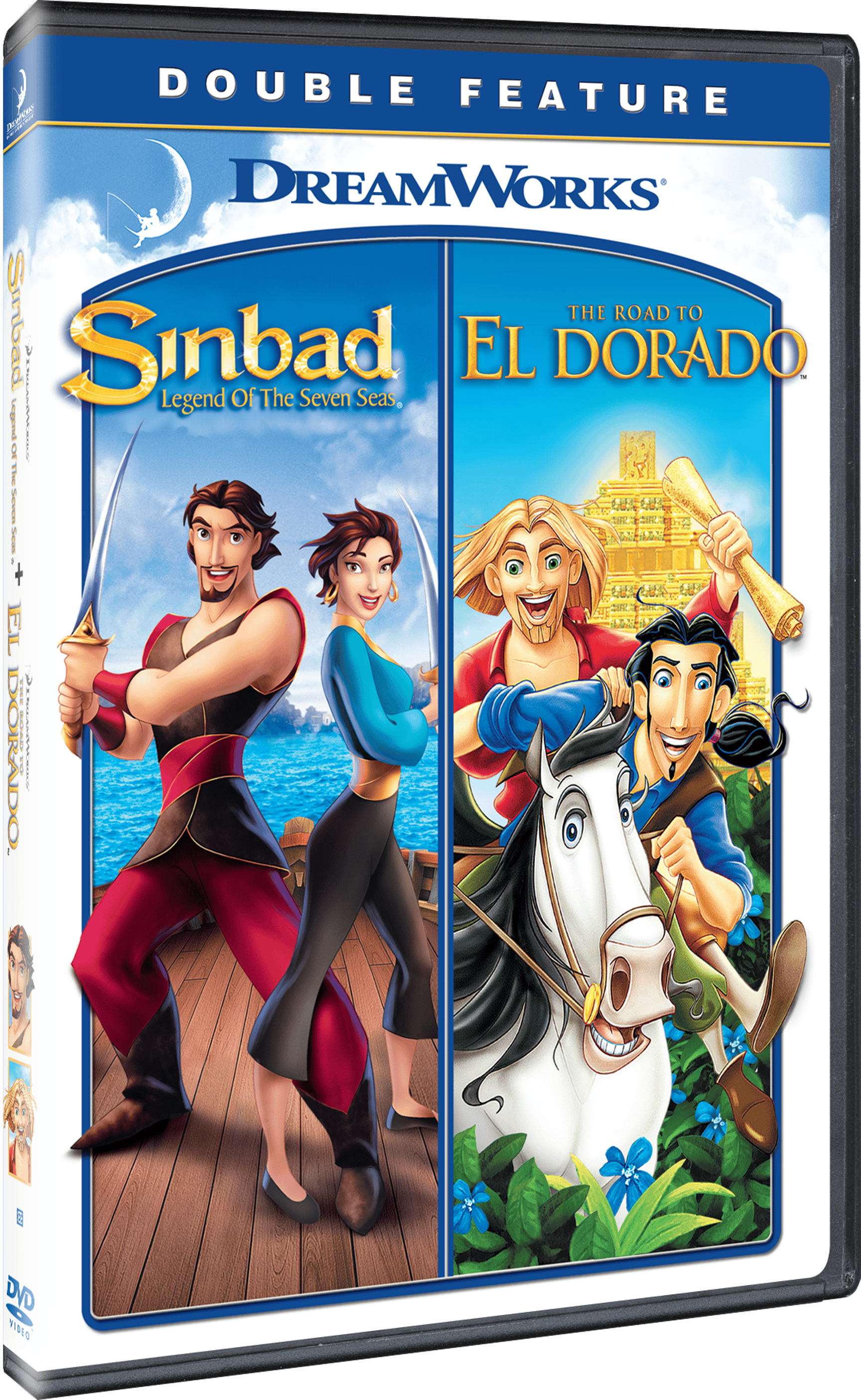 Sinbad: Legend of the Seven Seas / The Road to El Dorado Double Feature ...