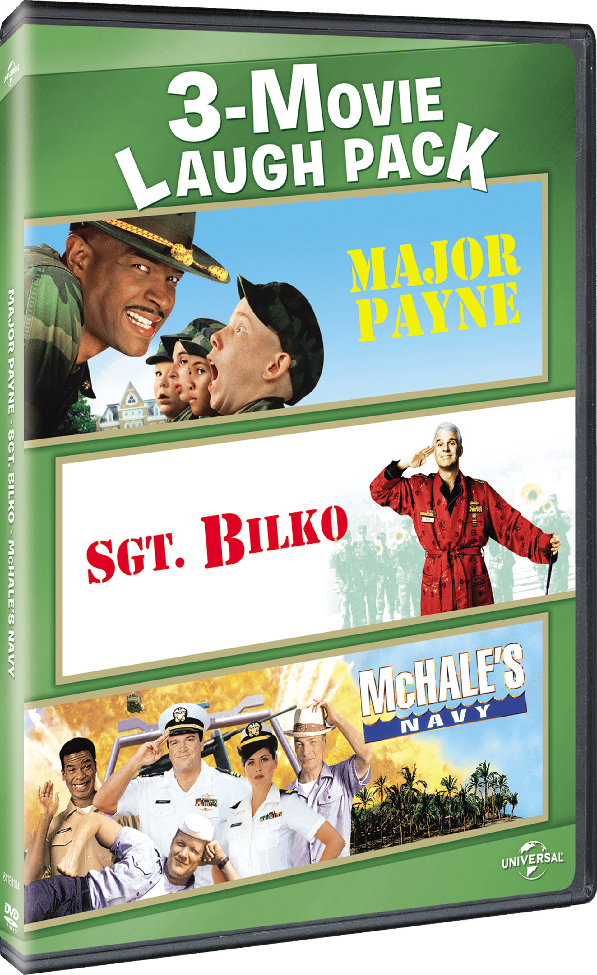 Major Payne / Sgt. Bilko / McHale's Navy (1997) 3-Movie Laugh Pack ...