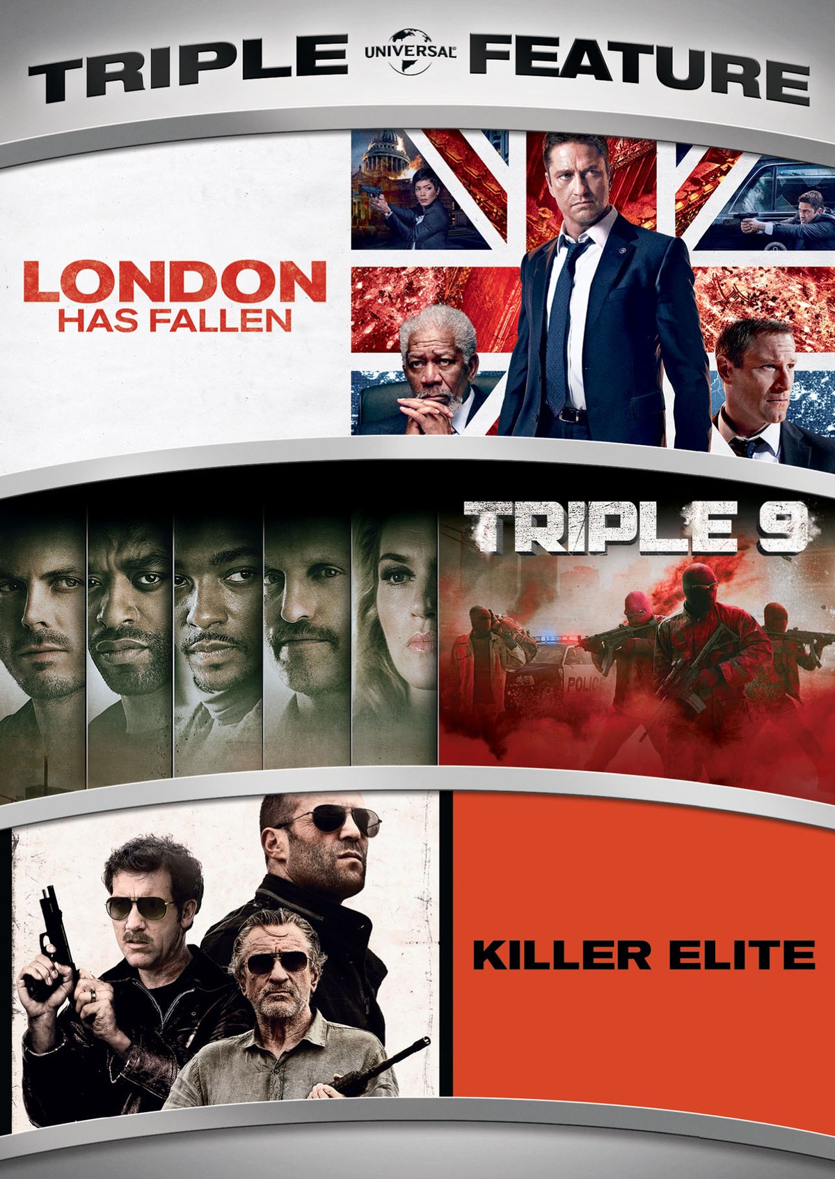 London Has Fallen / Triple 9 / Killer Elite Triple Feature | Universal ...