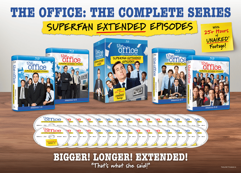 The Office: The Complete Series - Superfan Extended Episodes Press Release