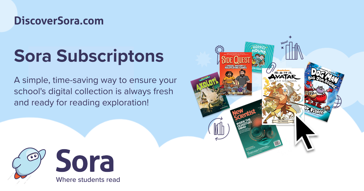 Sora Subscriptions - Low-Cost Digital Books for Schools