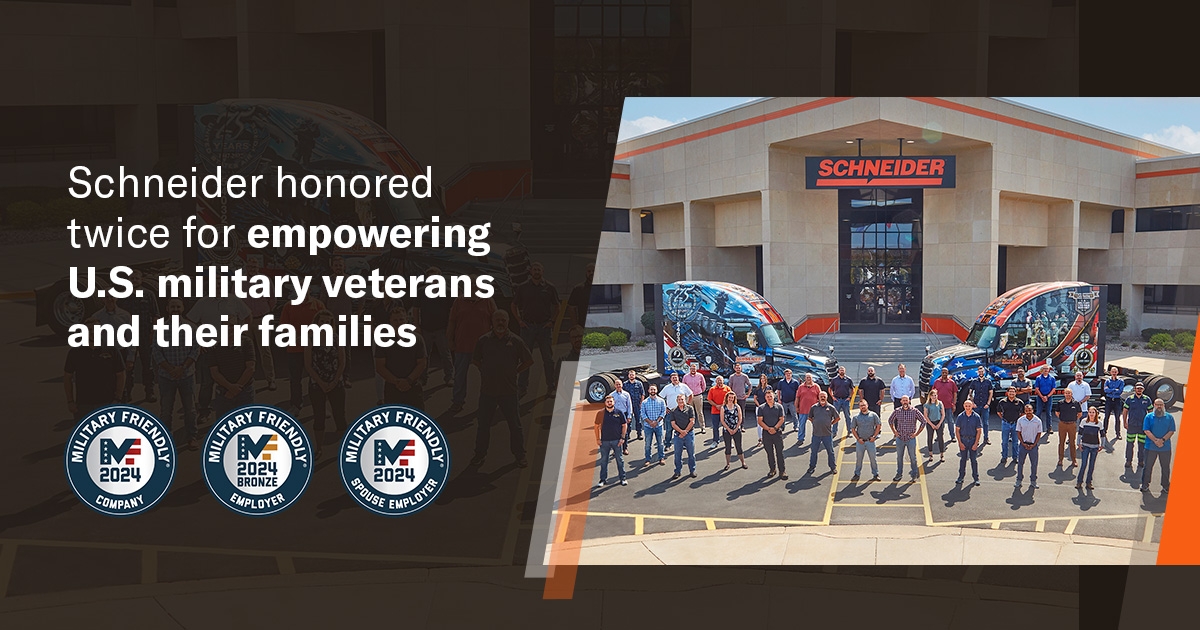 Schneider honored for empowering U.S. military veterans