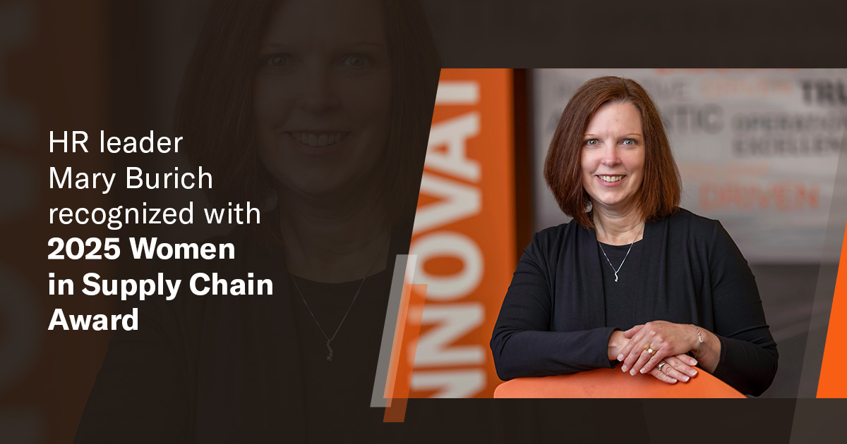 Burich recognized with Women in Supply Chain Award | Schneider