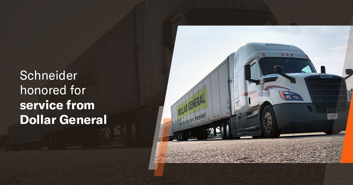Schneider Dedicated Traditional Operation Carrier of the Year