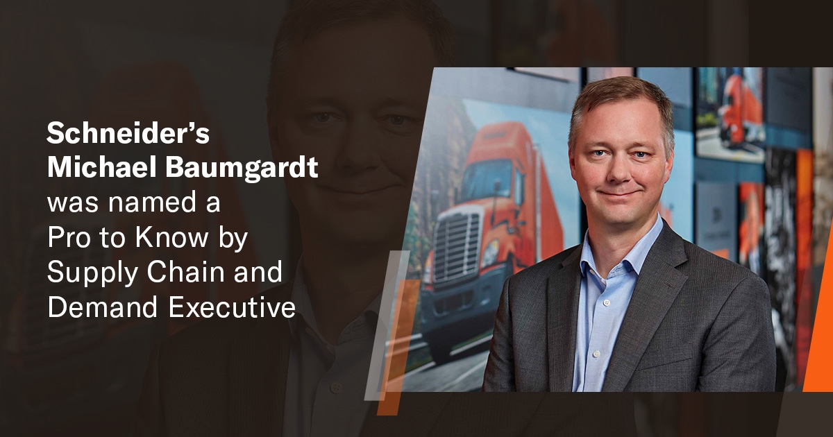 Schneider’s Intermodal Leader Honored as Pro to Know | Schneider