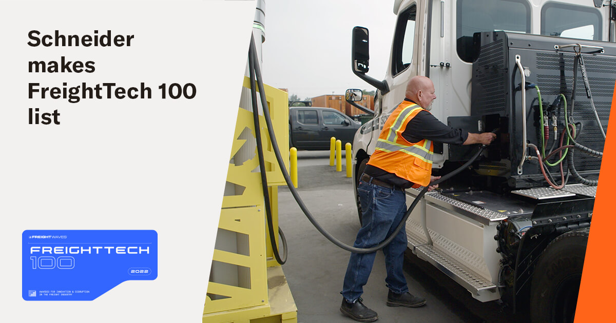 Schneider named FreightTech 100 company | Schneider
