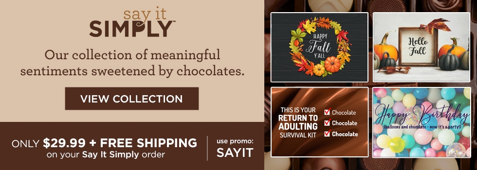 Send Chocolate Gifts | Chocolate Delivery | SimplyChocolate.com