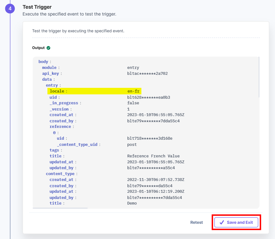 Contentstack Trigger