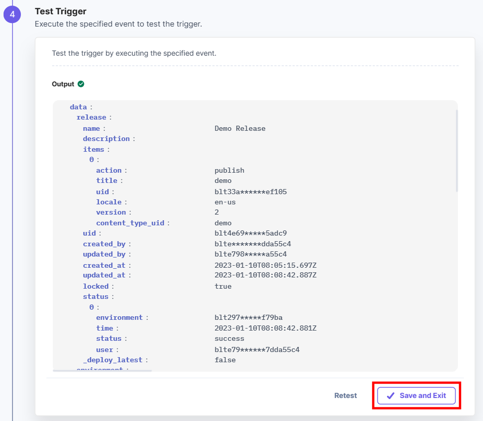 Contentstack Trigger