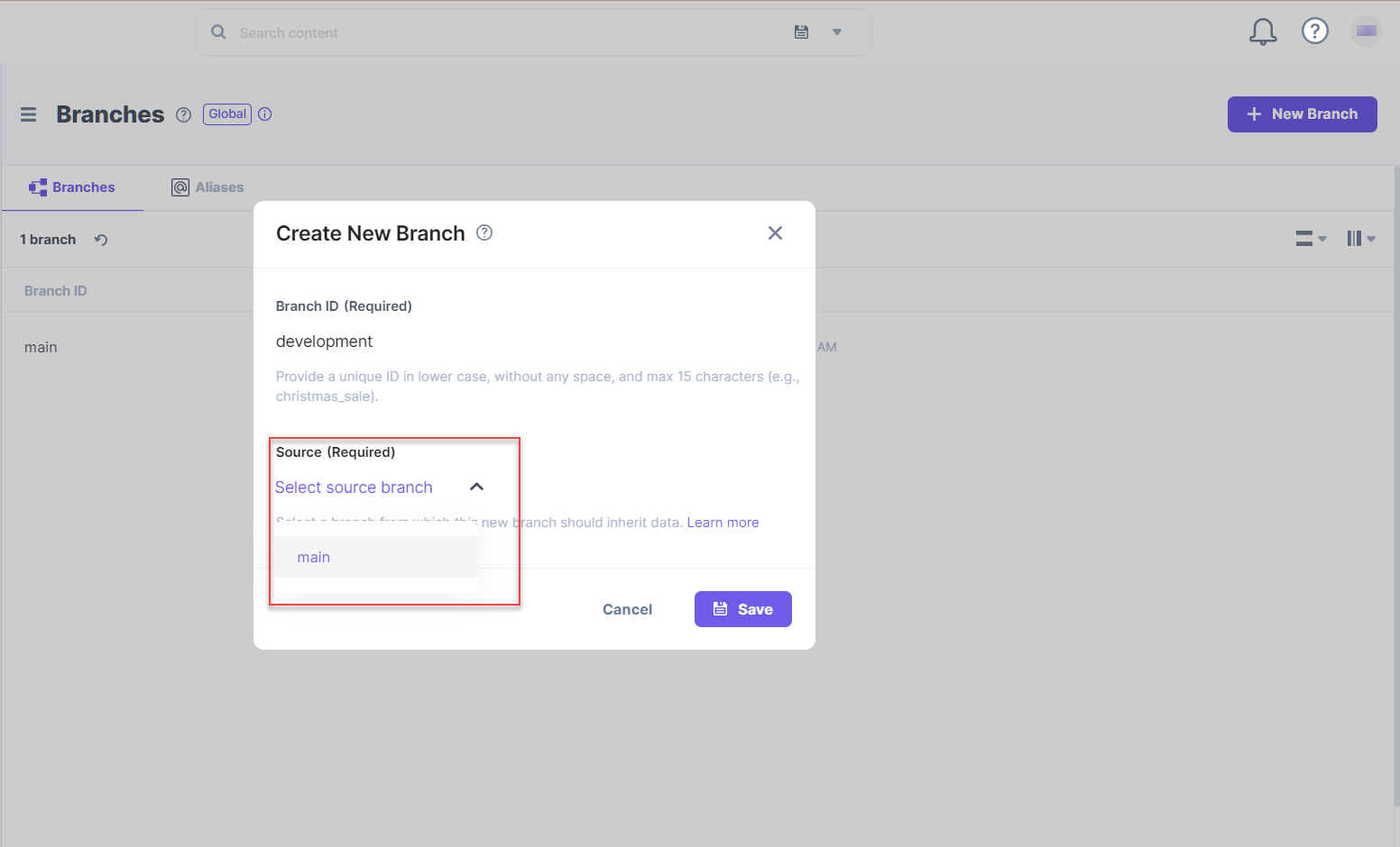 About Branches Contentstack Documentation