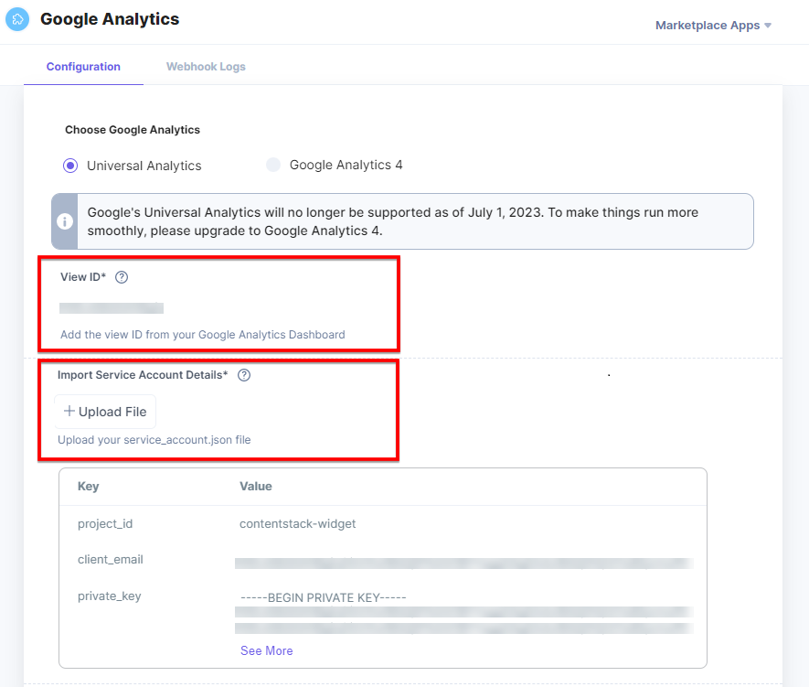 Google Analytics App Installation Guide | Contentstack