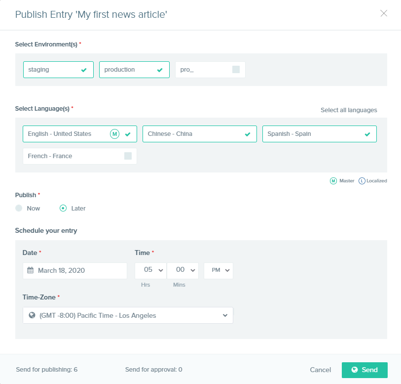 Daylight Saving Time in Contentstack
