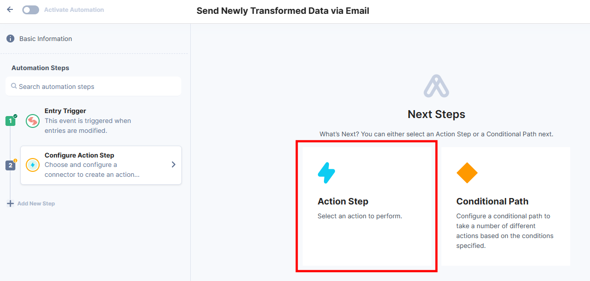 Send Newly Transformed Data via Email