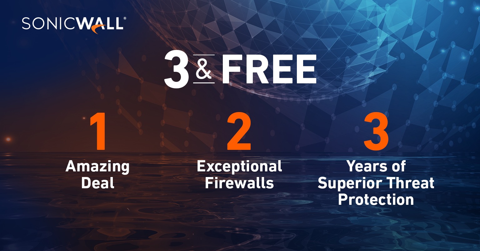 3 and Free: 1 Amazing Deal, 2 Exceptional NGFWs