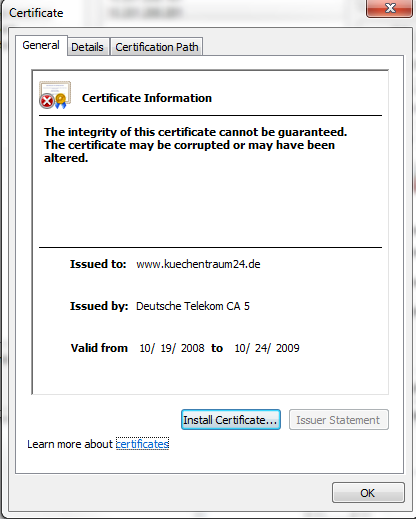 Openssl X509 Certificate Vulnerabilities
