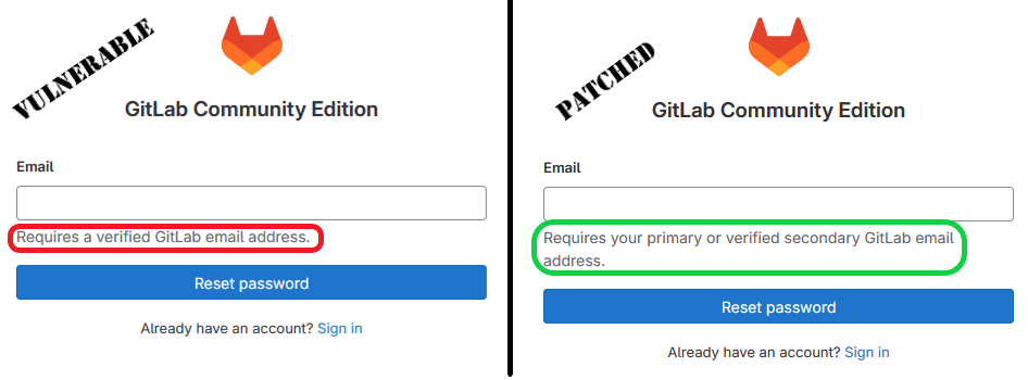 GitLab Account Takeover