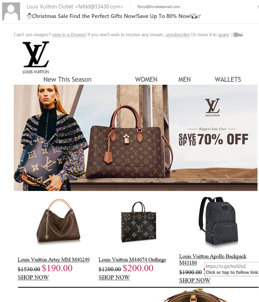 Spam Campaign Roundup: Christmas Holiday 2021 Edition