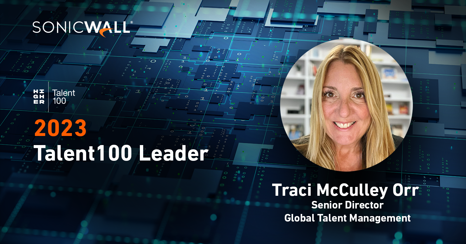SonicWall’s Traci McCulley Orr Honored as a Talent100 Leader