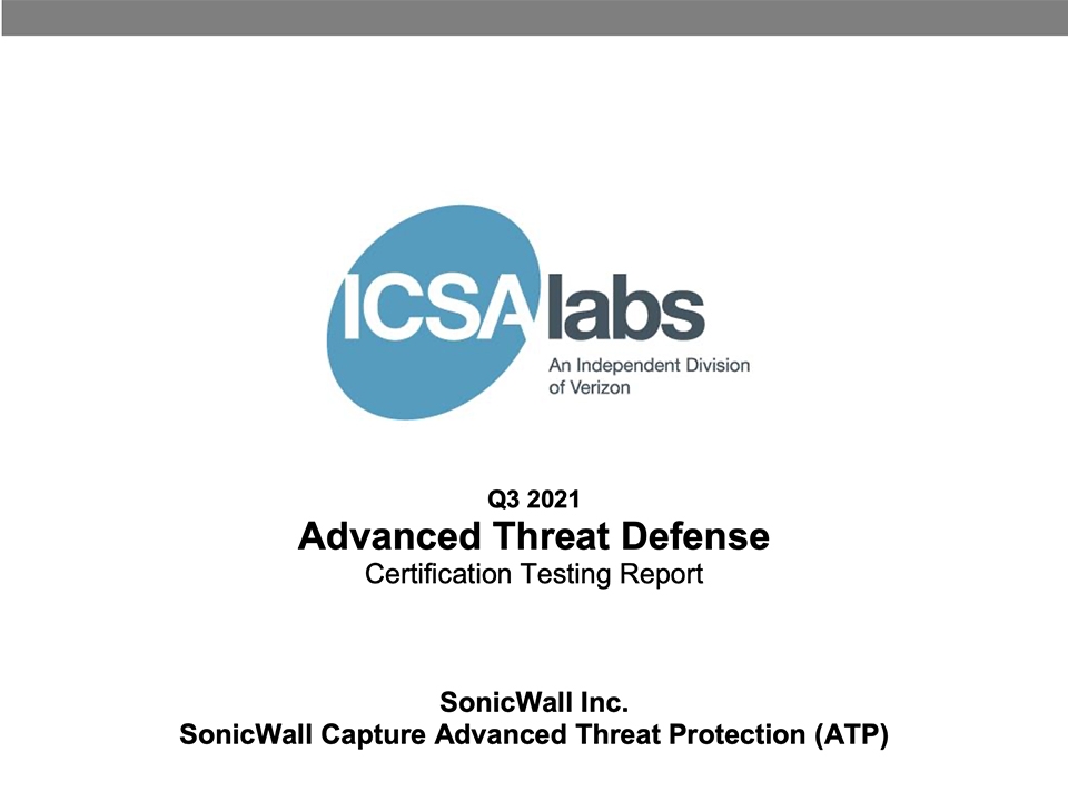 Read the ICSA Labs Q3 2021 Report