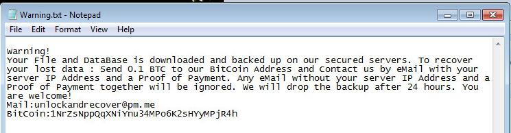 Mongo-Lock Ransomware