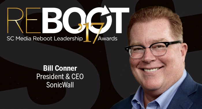 CEO Bill Conner Wins SC Media 2017 Reboot Leadership Award