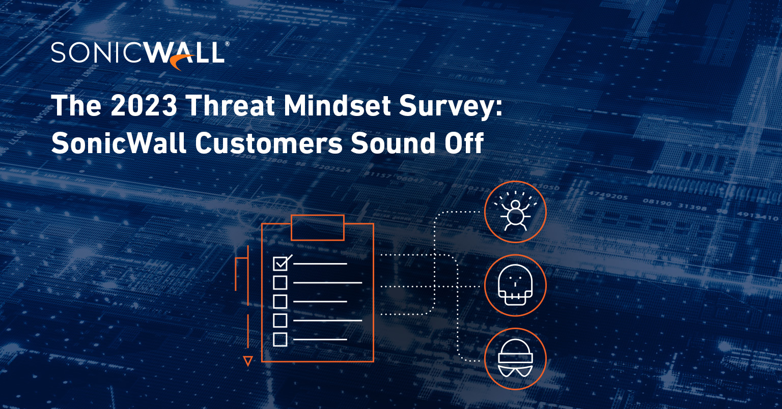 The 2023 Threat Mindset Survey: SonicWall Customers Sound Off