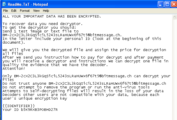 LockCrypt ransomware spotted in the wild