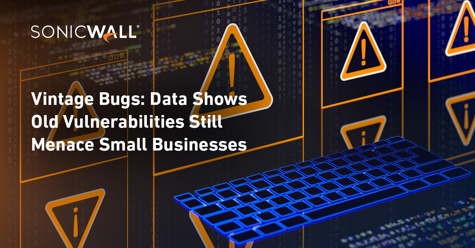 Vintage Bugs: Data Shows Old Vulnerabilities Still Menace Small Businesses