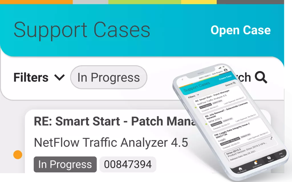 Customer Success Mobile App for iOS and Android | SolarWinds Success Center