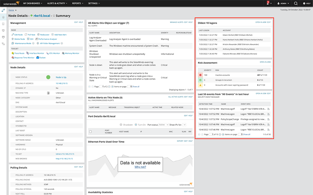 SolarWinds Hybrid Cloud Observability and Security Observability ...