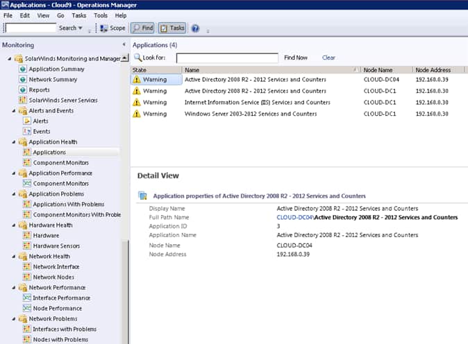 SCOM Monitoring - Management Pack for Server & Apps | SolarWinds