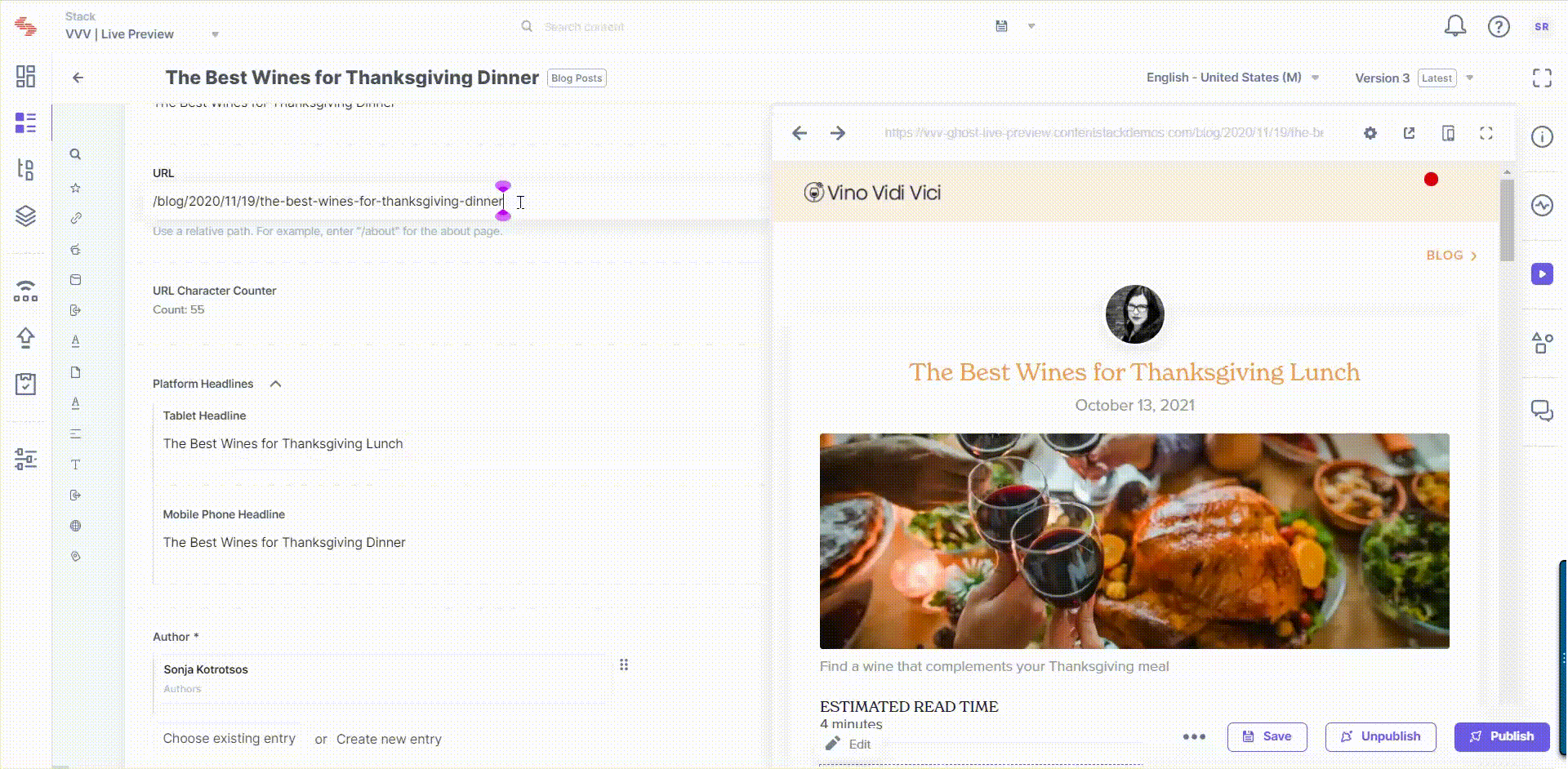 Set up Live Preview Using Server-side Rendering (SSR) with REST | Contentstack