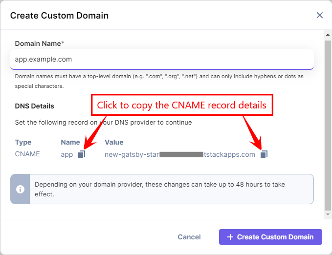 Custom Domain | Contentstack