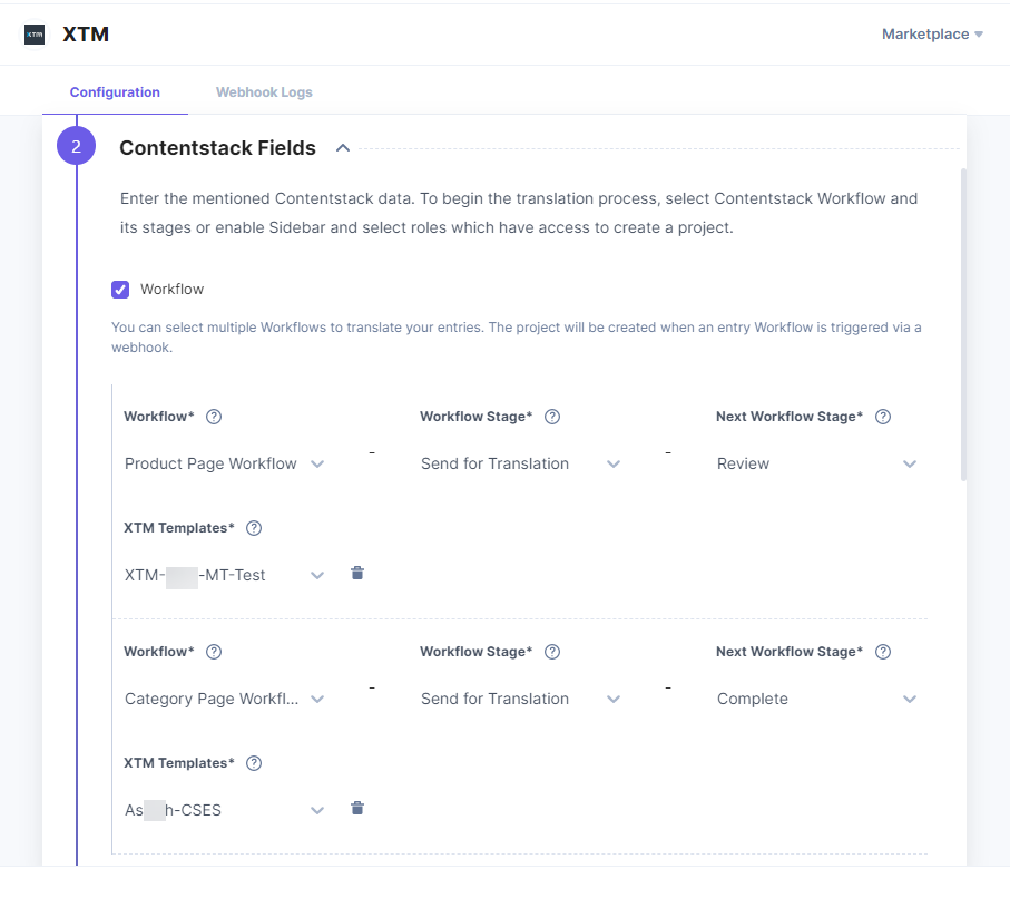 Xtm App Installation Guide Contentstack 