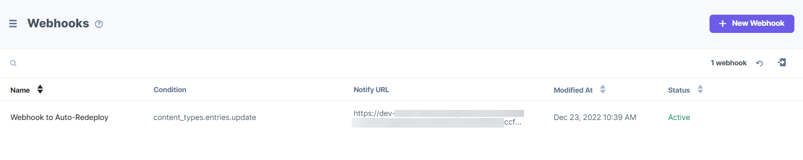 Redeploy Automatically when Content is Published on CMS | Contentstack