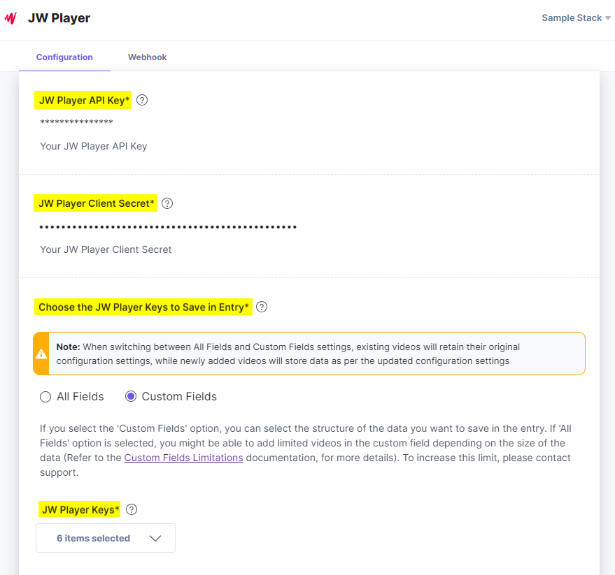 JW Player App Installation Guide | Contentstack