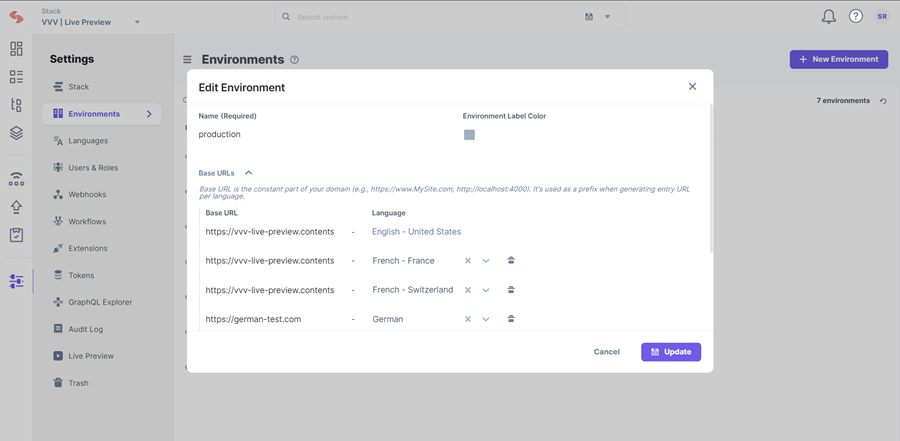 Set up Live Preview with GraphQL for Client-Side Rendering (CSR) | Contentstack